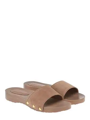 GIANVITO ROSSI Riviera Slide - Pink Suede