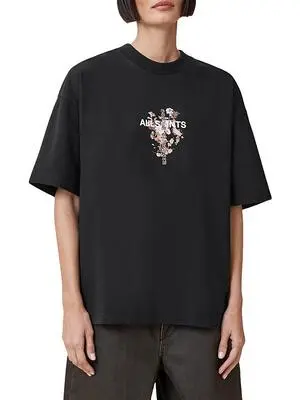 ALLSAINTS Eternal Etta Oversized Tee - Black