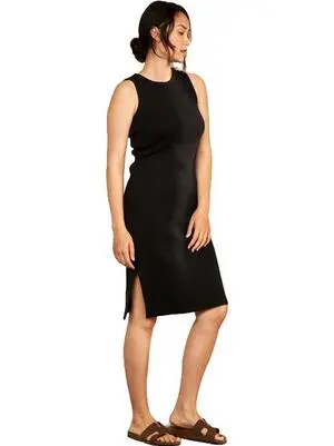 THE BSHIRT Organic Cotton Nursing Vest - Black