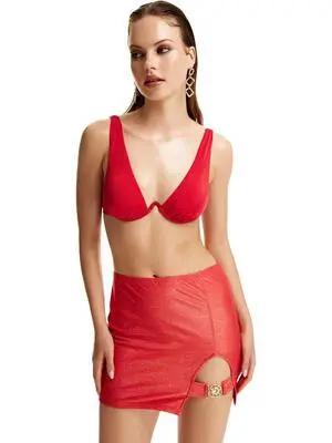 LUNA B Scarlett Skirt - Fuchsia