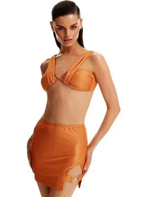LUNA B Scarlett Skirt Orange