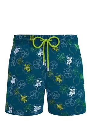 Vilebrequin Embroidered Swim Trunks - Blue