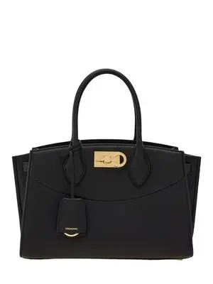 FERRAGAMO Studio Soft Bag - Black