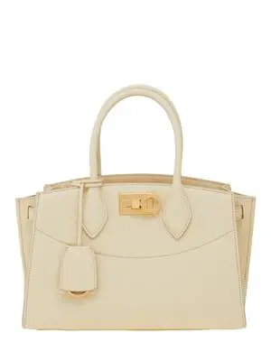 FERRAGAMO Studio Soft Bag - White
