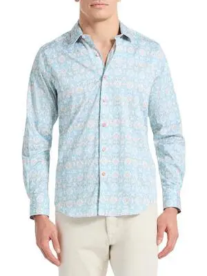 Robert Graham Mariage Floral Button-up Shirt - Blue Multi