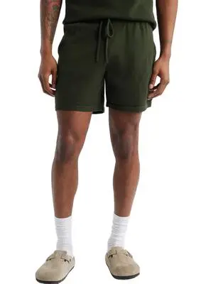 MAVRANS Pineapple Knit Shorts - Green