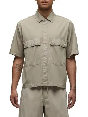 Hudson Jeans Short Sleeve Utility Shirt - Cactus