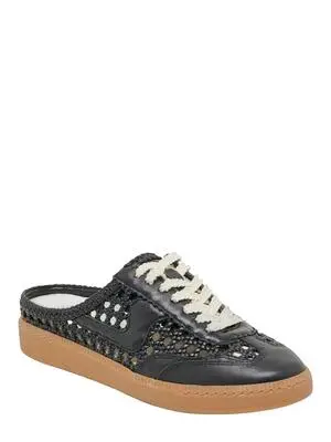 Dolce Vita Notice Woven Mule Sneaker - Black Woven Stella