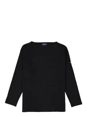 Saint James Saint James Guildo Boatneck Breton Shirt Black