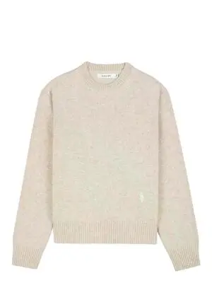 SPORTY & RICH Logo-Embroidered Sweater