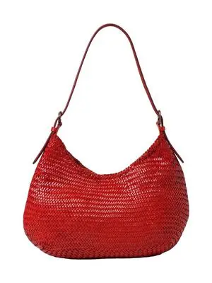 Dragon Diffusion Dragon Diffusion Woven Shoulder Bag Red