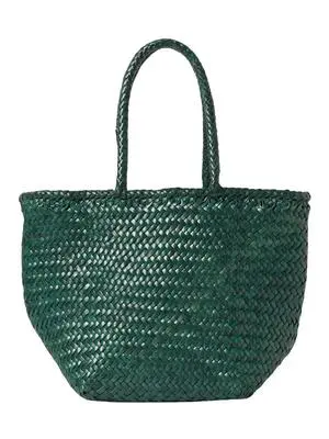 Dragon Diffusion Woven Shoulder Bag - Green