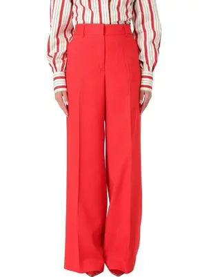 MSGM Wide Leg Pants - Red