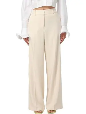MSGM Wide Leg Pants - White
