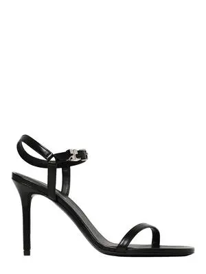 COURREGES Heeled Sandal - Black