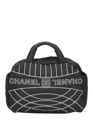 Chanel Sportline Boston Duffle Bag - Black