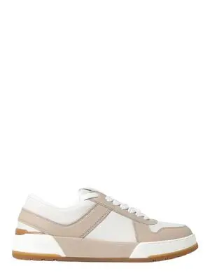Max Mara Lace Up Sneakers - White