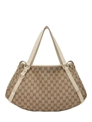 Gucci Original Gg D-ring Abbey Tote - White