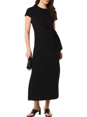 Spanx Airessentials Tie Waist Maxi Dress - Very Black