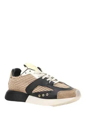 A.S.98 Gary Platform Sneakers - Beige Multi