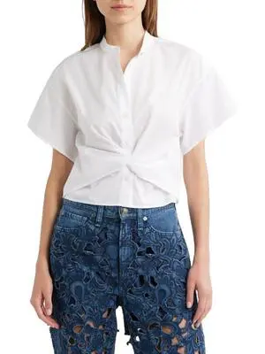 Rag & Bone Poplin Button-up Shirt - White