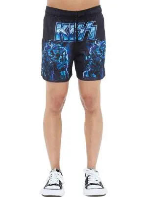 CULT OF INDIVIDUALITY Graphic Mesh Shorts - Kiss