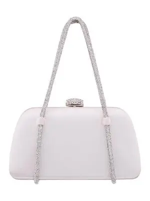 Nina Camara Frame Clutch Ivory