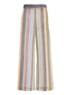 Staud Cora D Knit Pants - Stripe