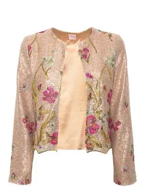 LORETTA CAPONI Embroidered Jacket