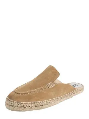 Manebí Suede Traveler Mule Espadrilles - Suede Washed Beige