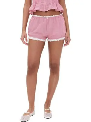 NIA Justine Bloomer Shorts - Red