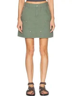 Carhartt Work In Progress Maeve Double Knee Mini Skirt - Park