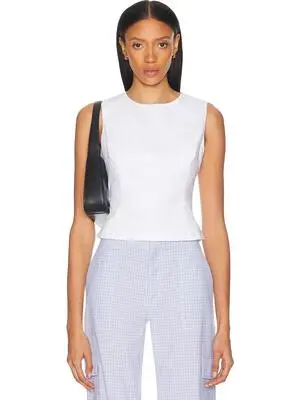 ALFIE Nori Cropped Top - White