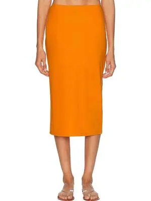 ALFIE Tube Skirt - Apricot Orange