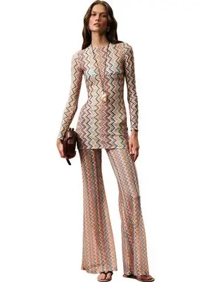 Missoni Knit Flare Trouser - Multicolor