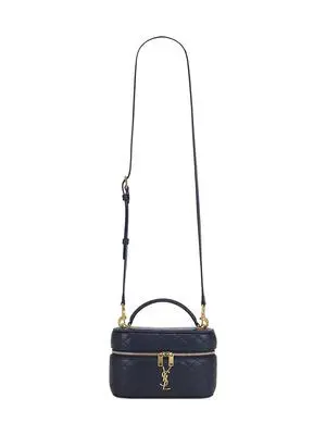 Saint Laurent Mini Gaby Vanity Bag - Marine