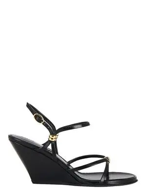 Proenza Schouler Coil Wedge Sandal - Black