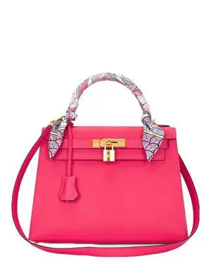 FWRD RENEW Hermes Epsom Kelly 28 Handbag - Fuchsia