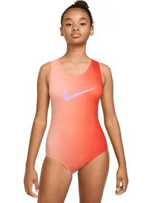 Nike Gymnastics Sunrise Ombre Performance Leotard - Orange