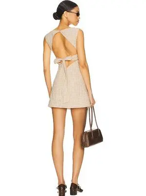MORE TO COME Maree Mini Dress - Beige
