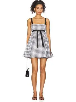 Majorelle Micah Mini Dress - Black & White Gingham