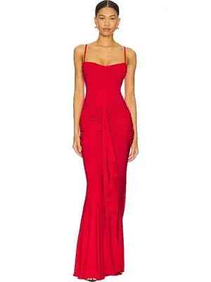 LOVERS AND FRIENDS Emmy Maxi Dress - Red