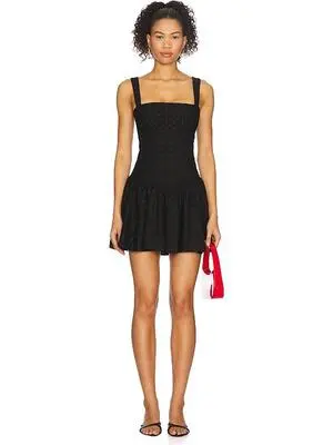 Tularosa Bennett Mini Dress - Black