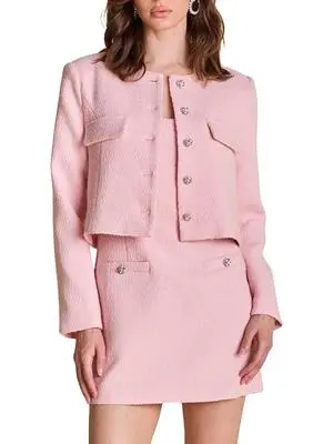 Endless Rose Tweed Jacket - Pink