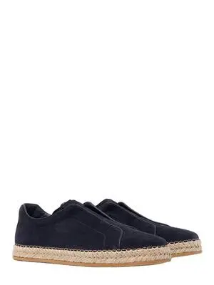 SCAROSSO Thiago Espadrilles - Blue - Suede