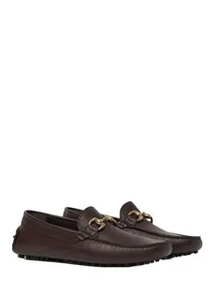 SCAROSSO Raphael Driving Loafers Dark Brown - Calf