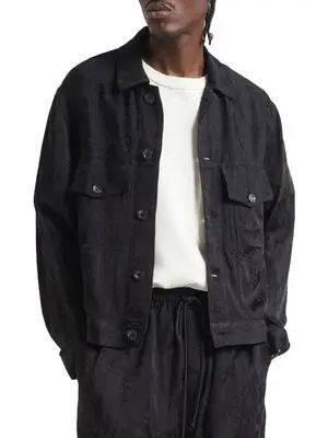 SONG FOR THE MUTE Worker Jacket - Black