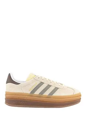 Adidas Gazelle Bold Suede Low-top Trainers - Warm Vanilla Silver Pebb