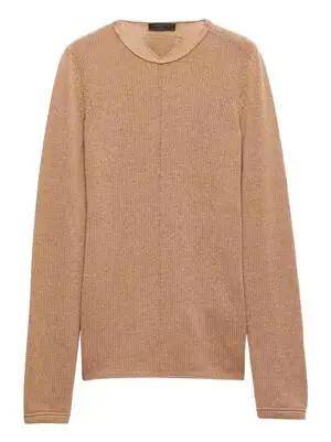 Prada Cashmere Crew-neck Sweater - Brown