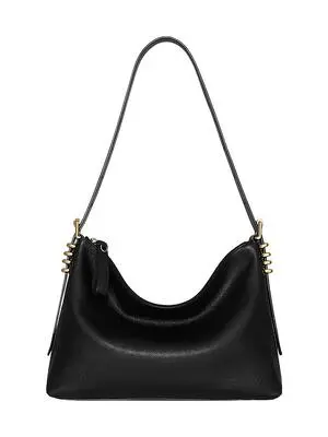 Rebecca Minkoff Buckle Up Leather Shoulder Bag - Black